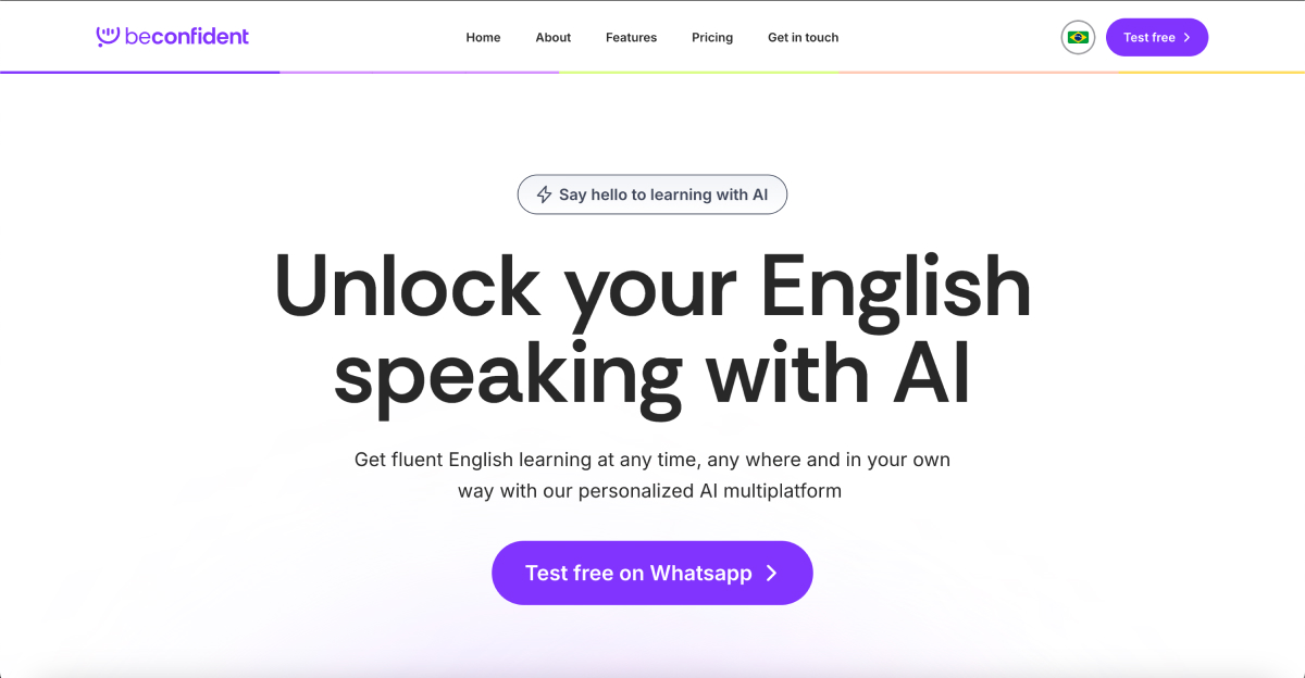 Beconfident | Speak your way with AI