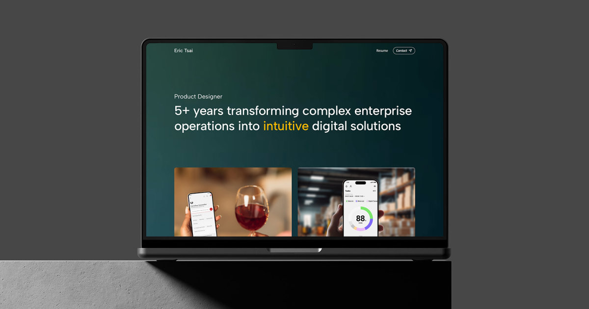 Eric Tsai – Product Designer
