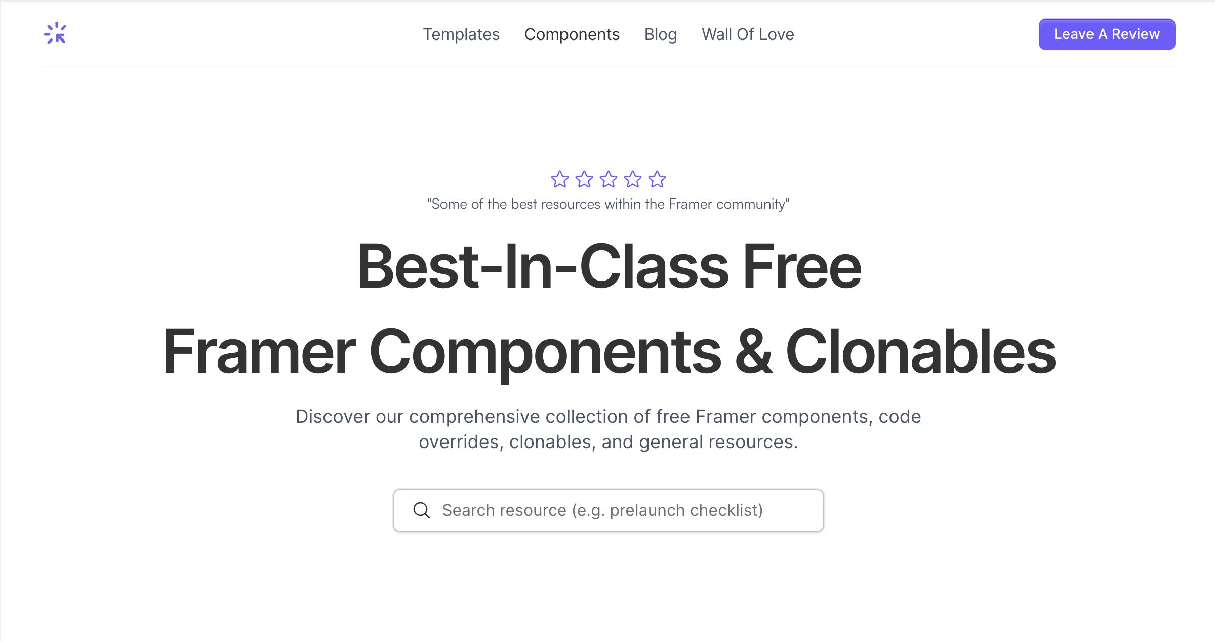 Free Framer components and clonables · clicks.supply