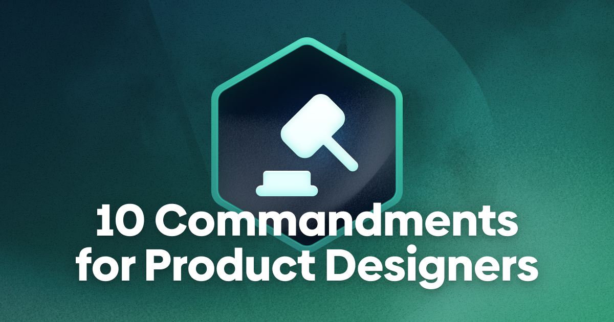 Free eBook – 10 Commandments for Modern Product Designers