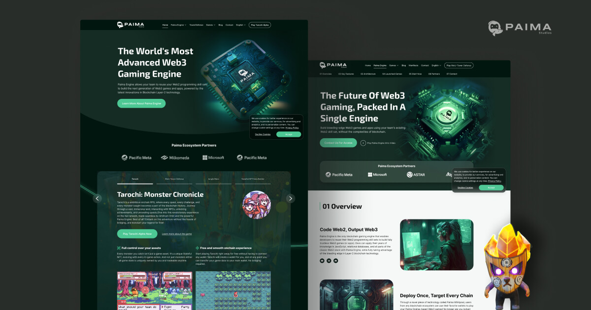 Paima Studios – Web3 Gaming UX & Product Design