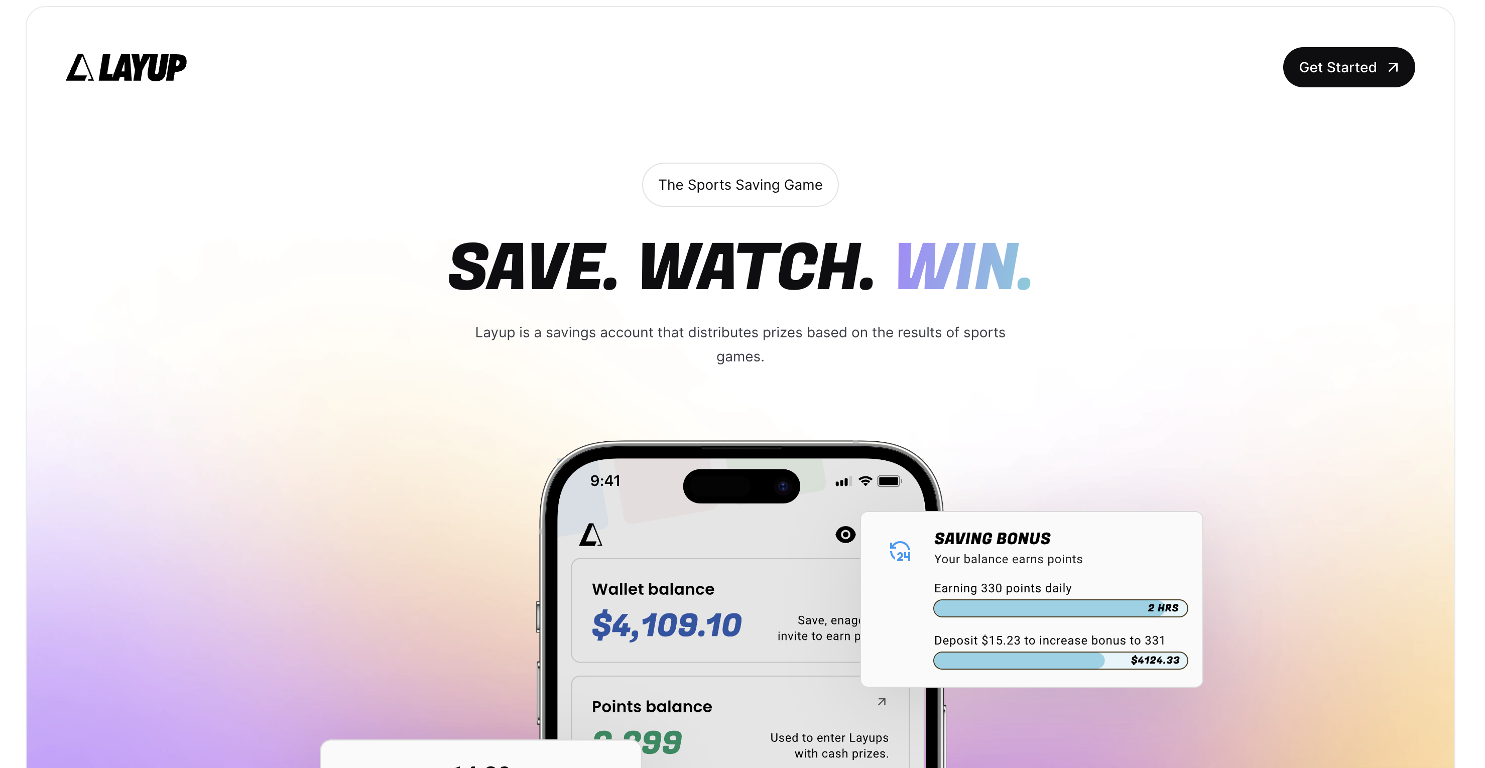 Layup - No-Cost Picks & Prizes.