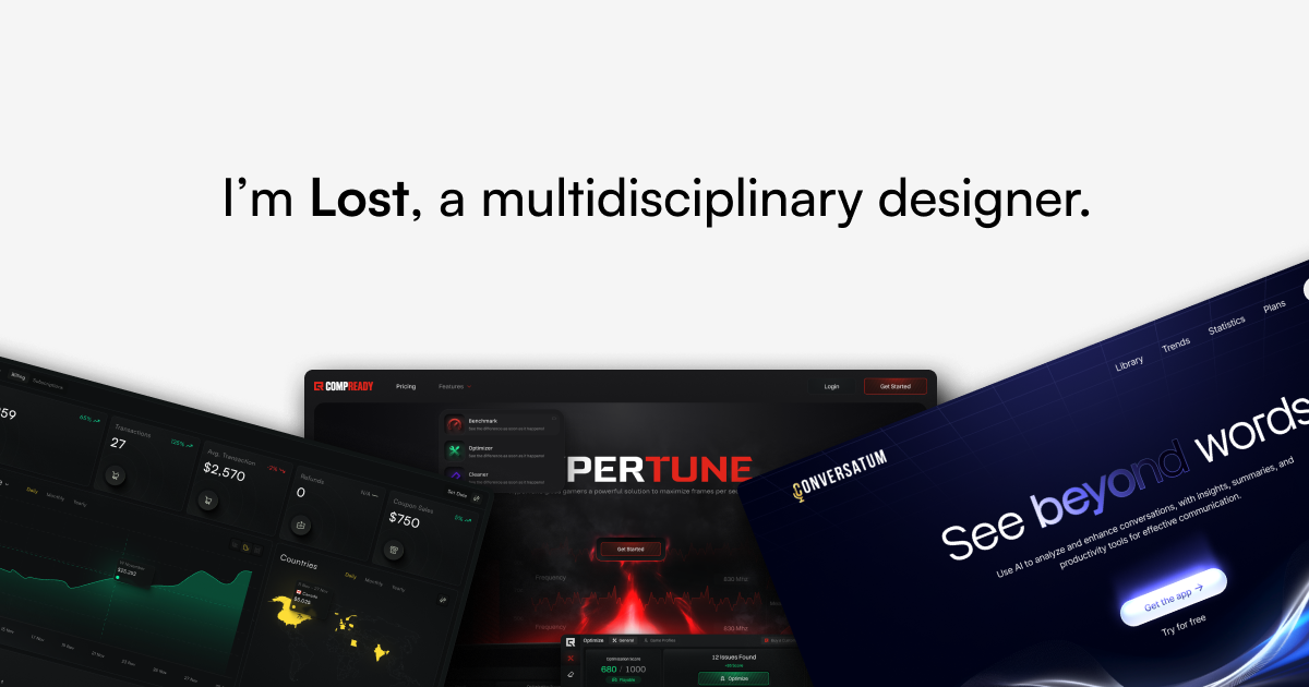Lost | Design & Nocode Development