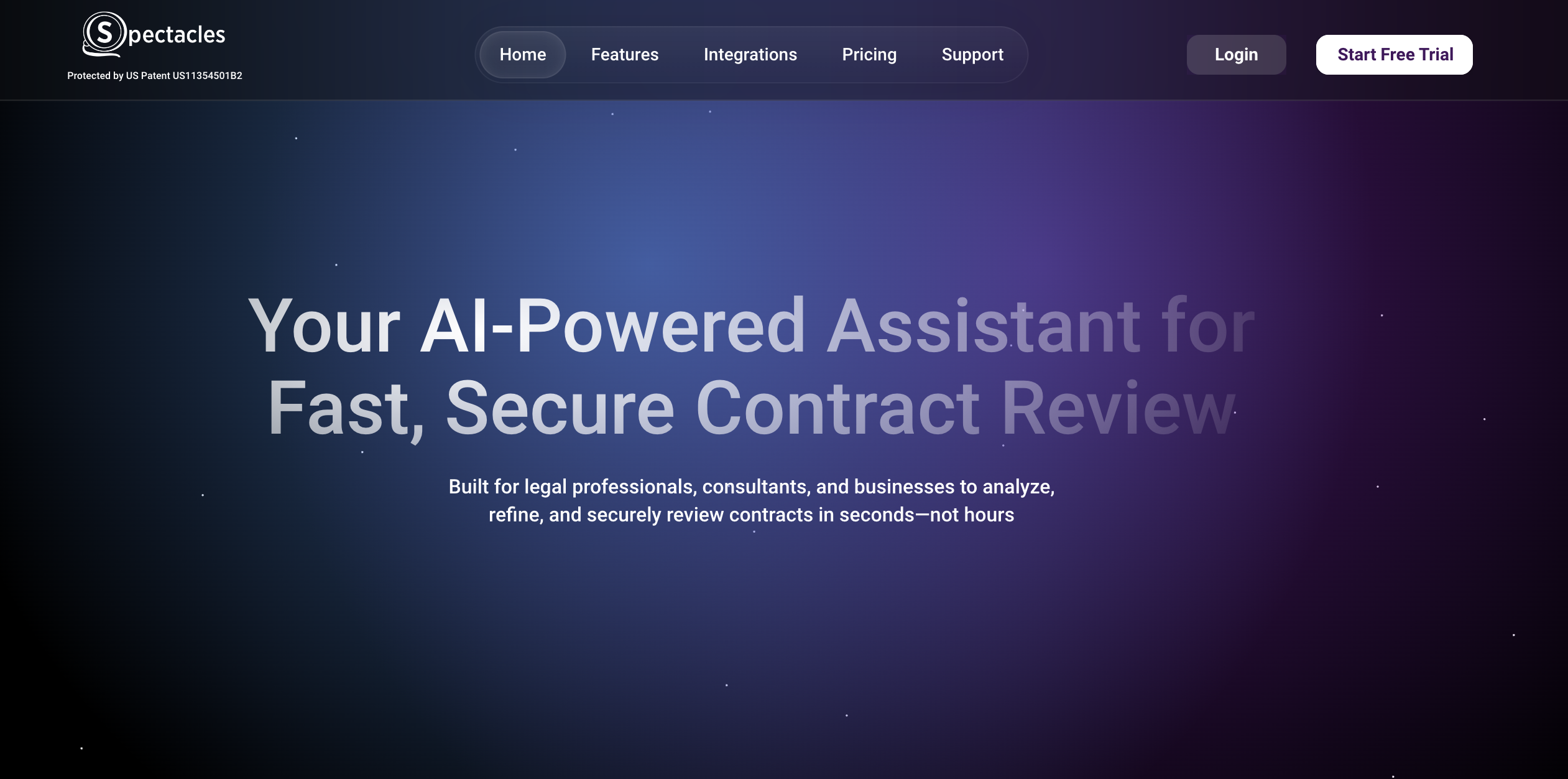Spectacles AI Contract Reader