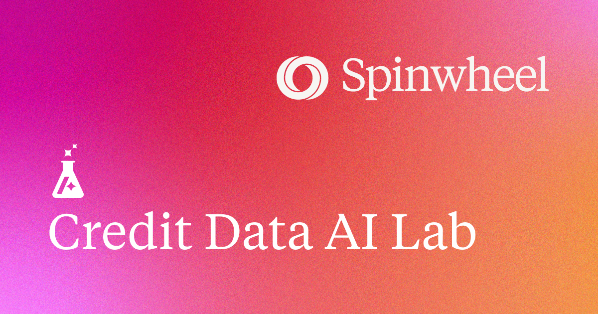 Spinwheel Credit Data AI Lab