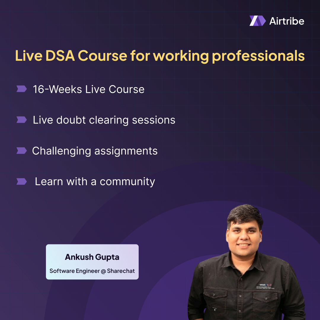 DSA Live Course by Airtribe