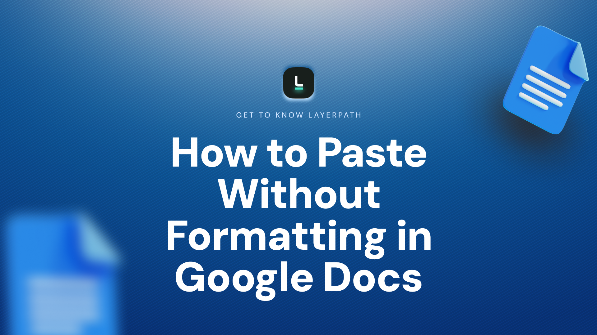 How to Paste Without Formatting in Google Docs