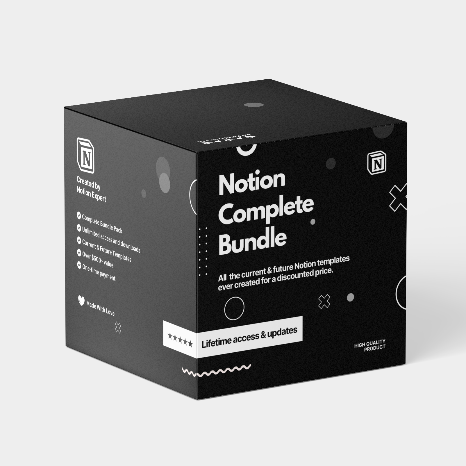 Complete Notion Bundle Templates Pack