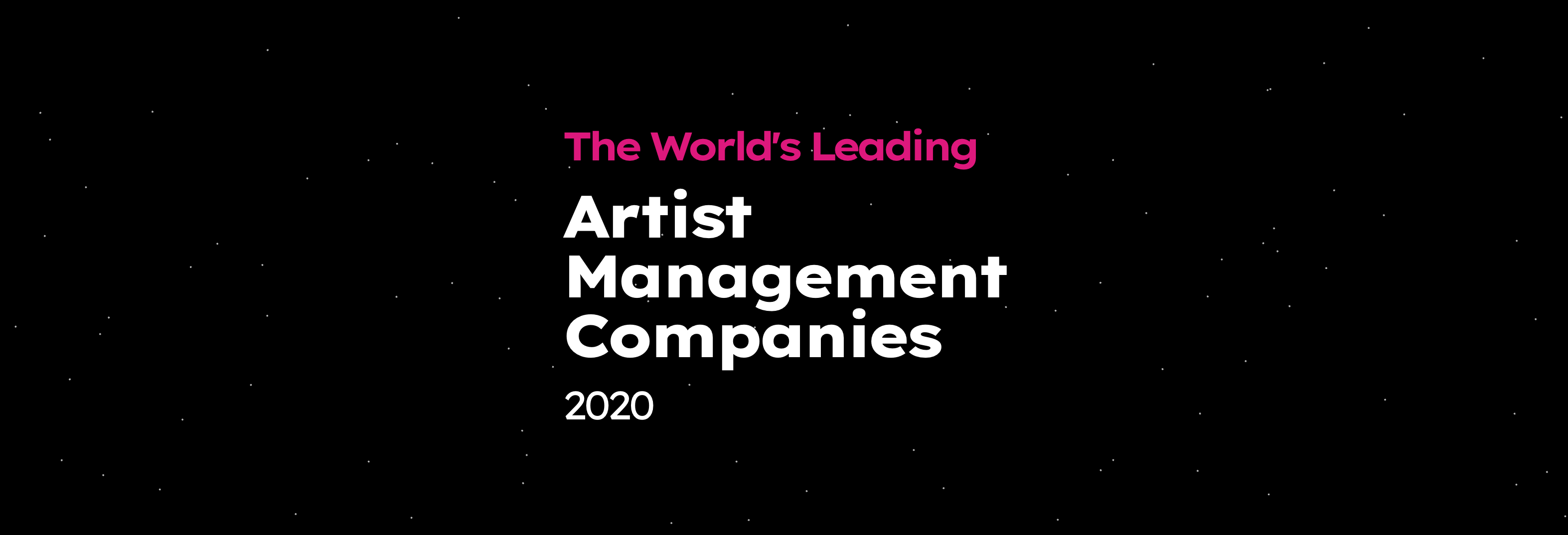 ROSTR - The World's Leading Artist Management Companies 2020