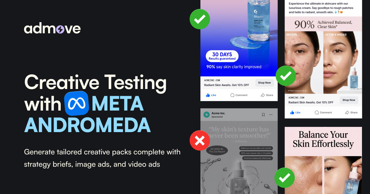 Creative Testing for Meta Andromeda Ads - AdMove