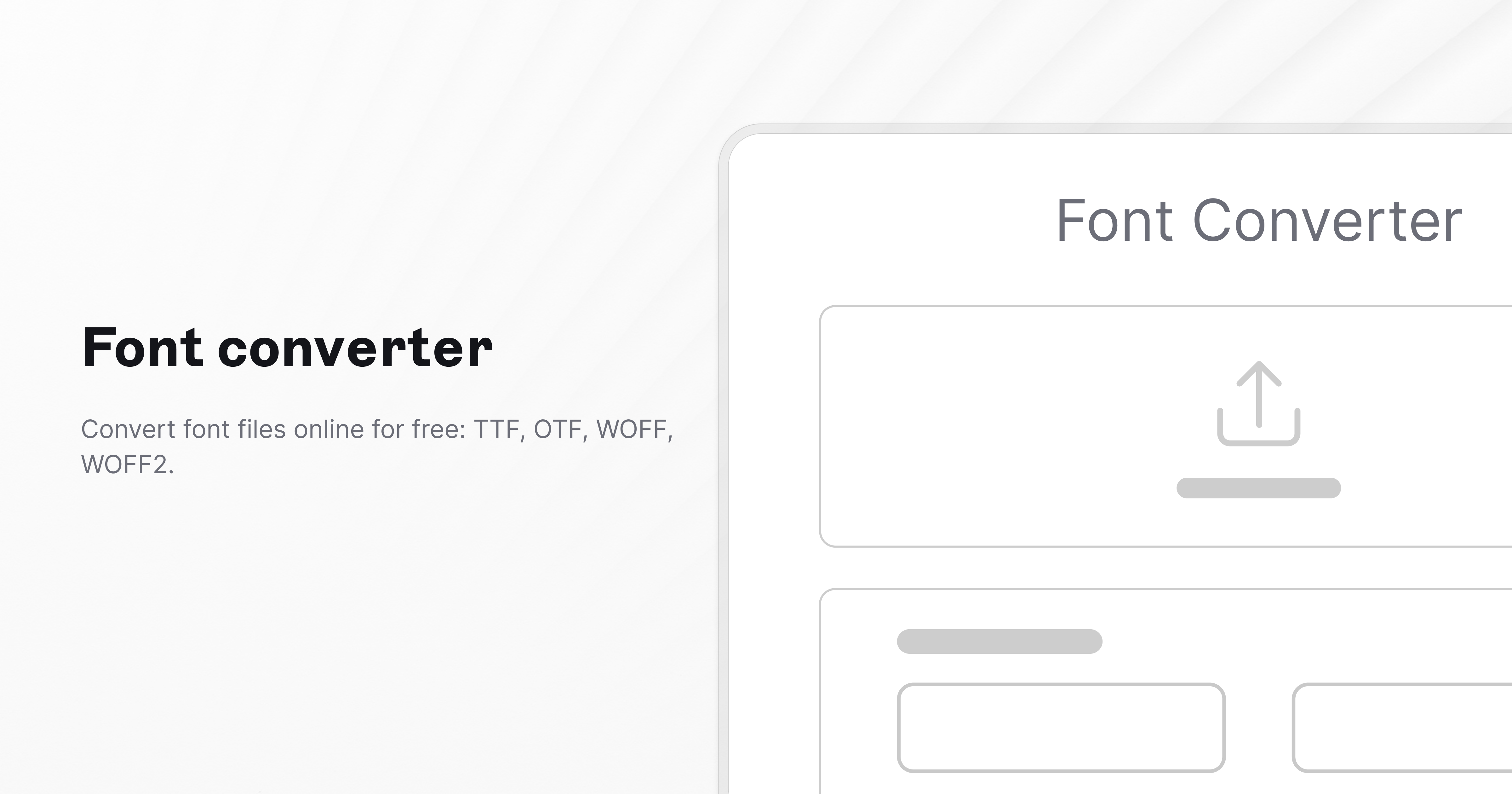 Free Online Font Converter – TTF, OTF, WOFF, WOFF2