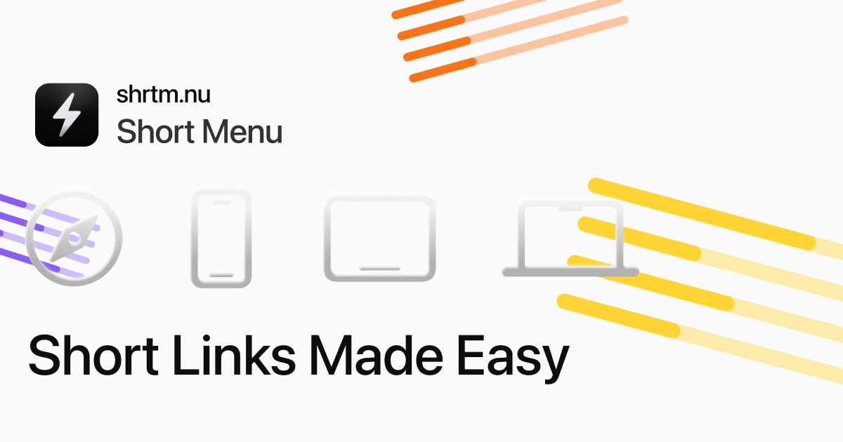 Short Menu – Advanced Analytics