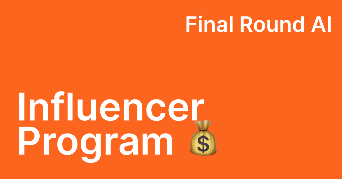 Influencer Program | Final Round AI