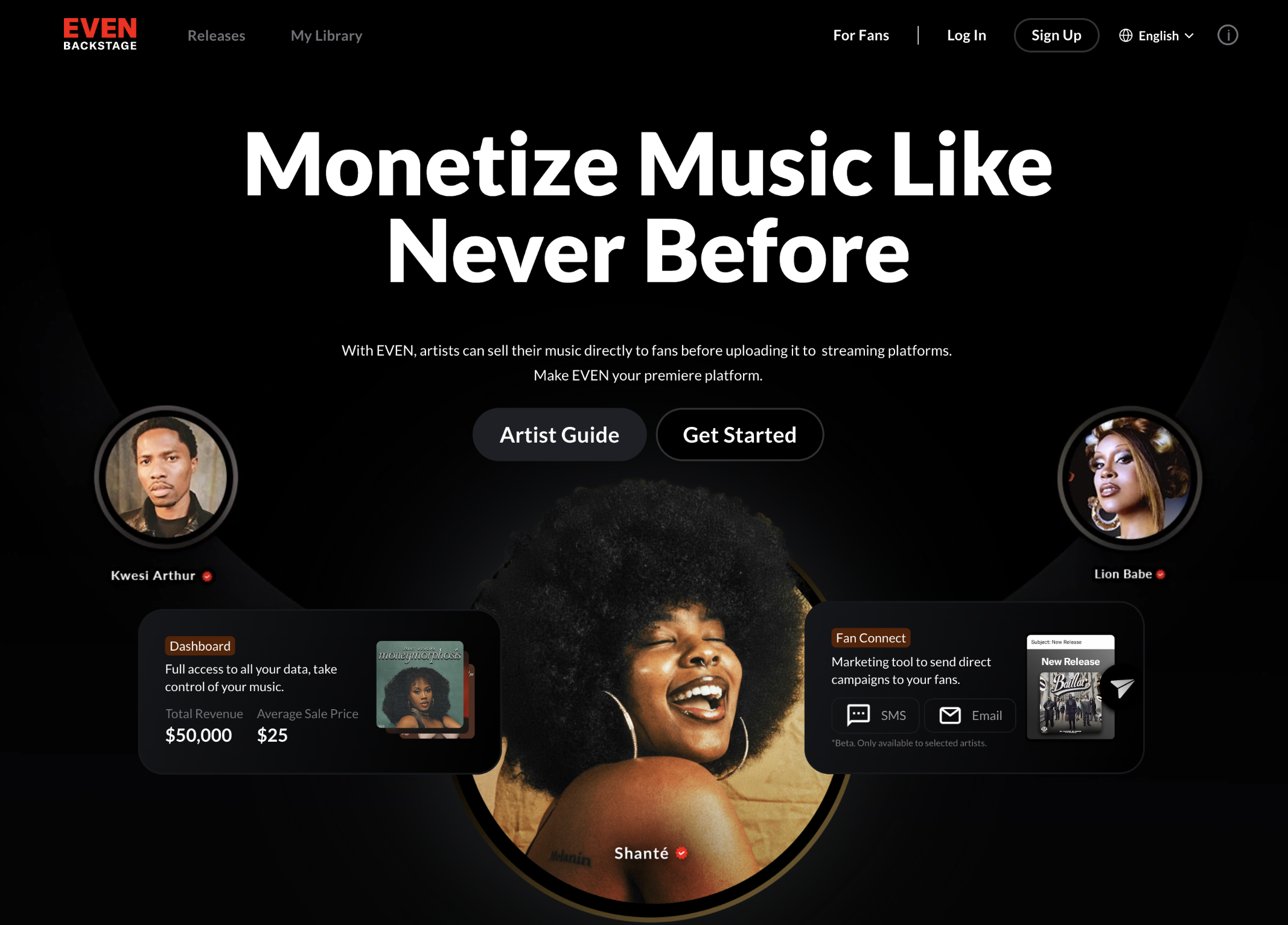 EVEN For Artists | EVEN Backstage