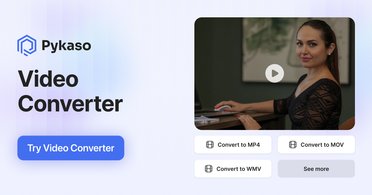 Convertidor de Video Gratis: Convierte tus videos al toque con Pykaso