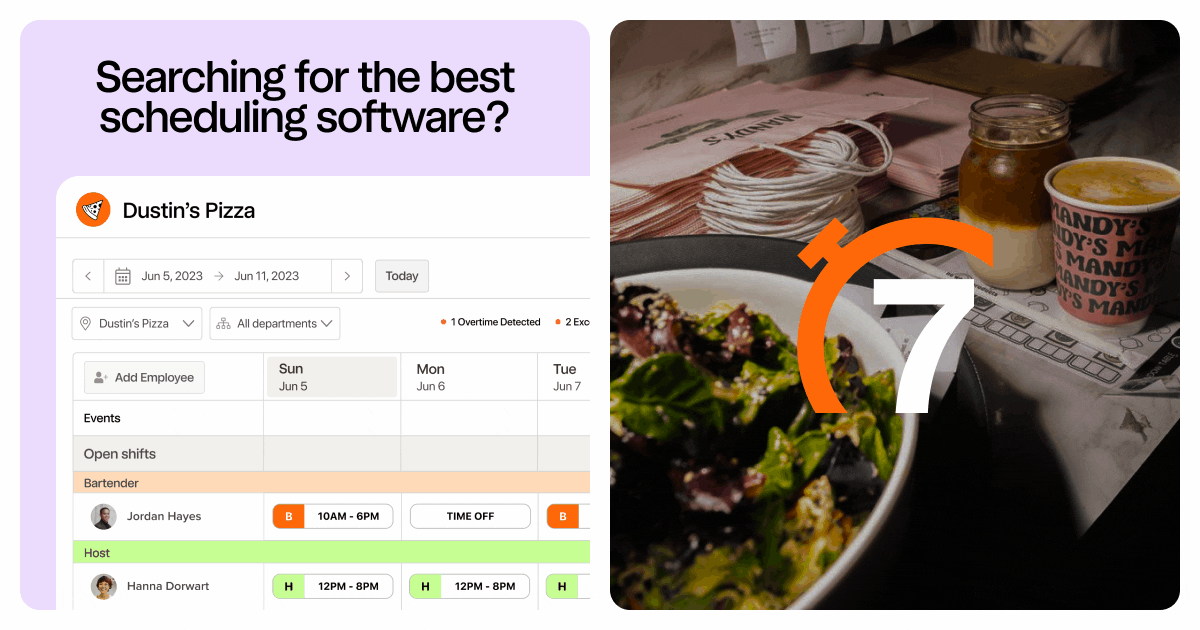 Restaurant Scheduling Software For Restaurants | 7shifts