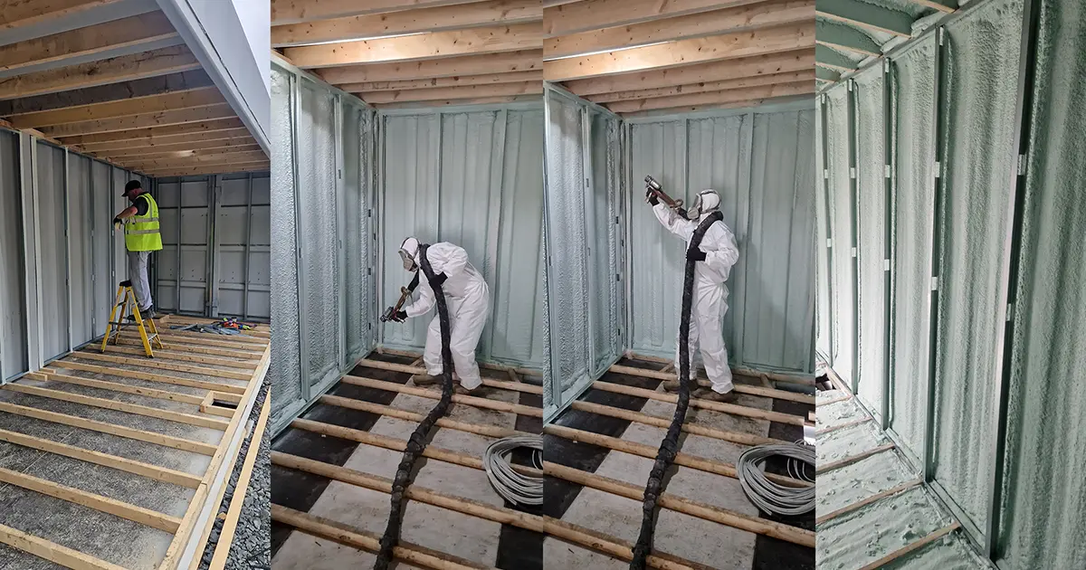 Shipping Containers Spray Foam Insulation | VP Foam Spray