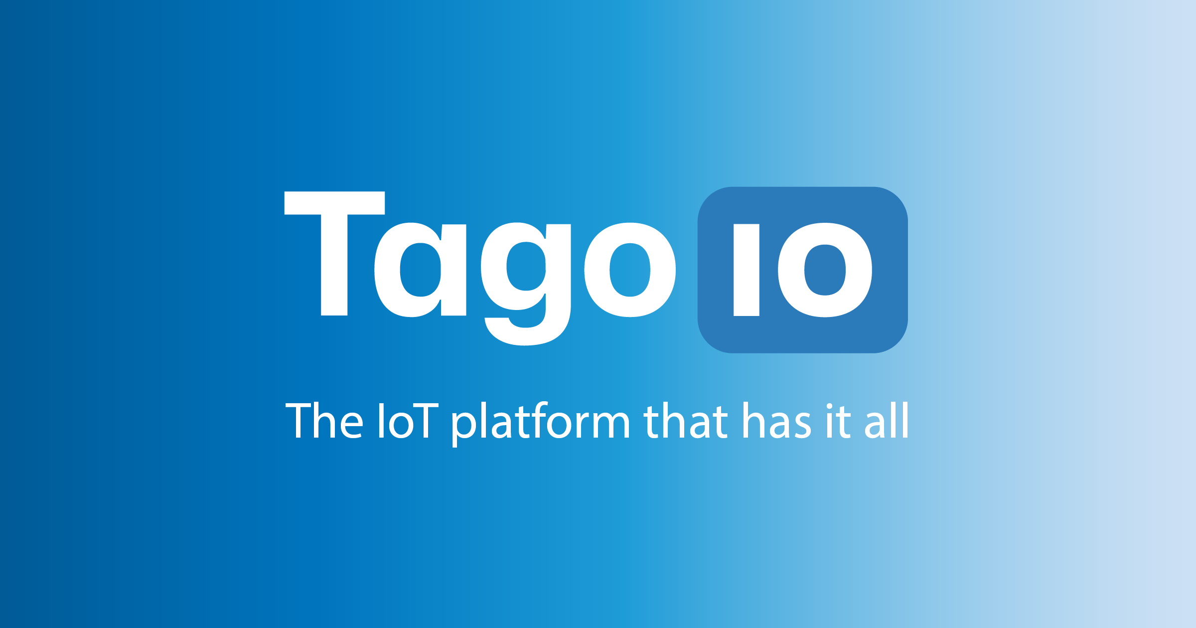 IoT Cloud Platform | TagoIO