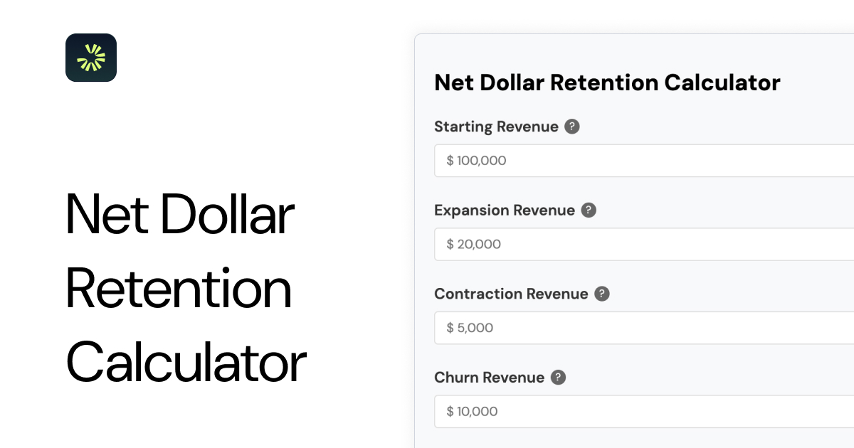 Net Dollar Retention Calculator | whomso