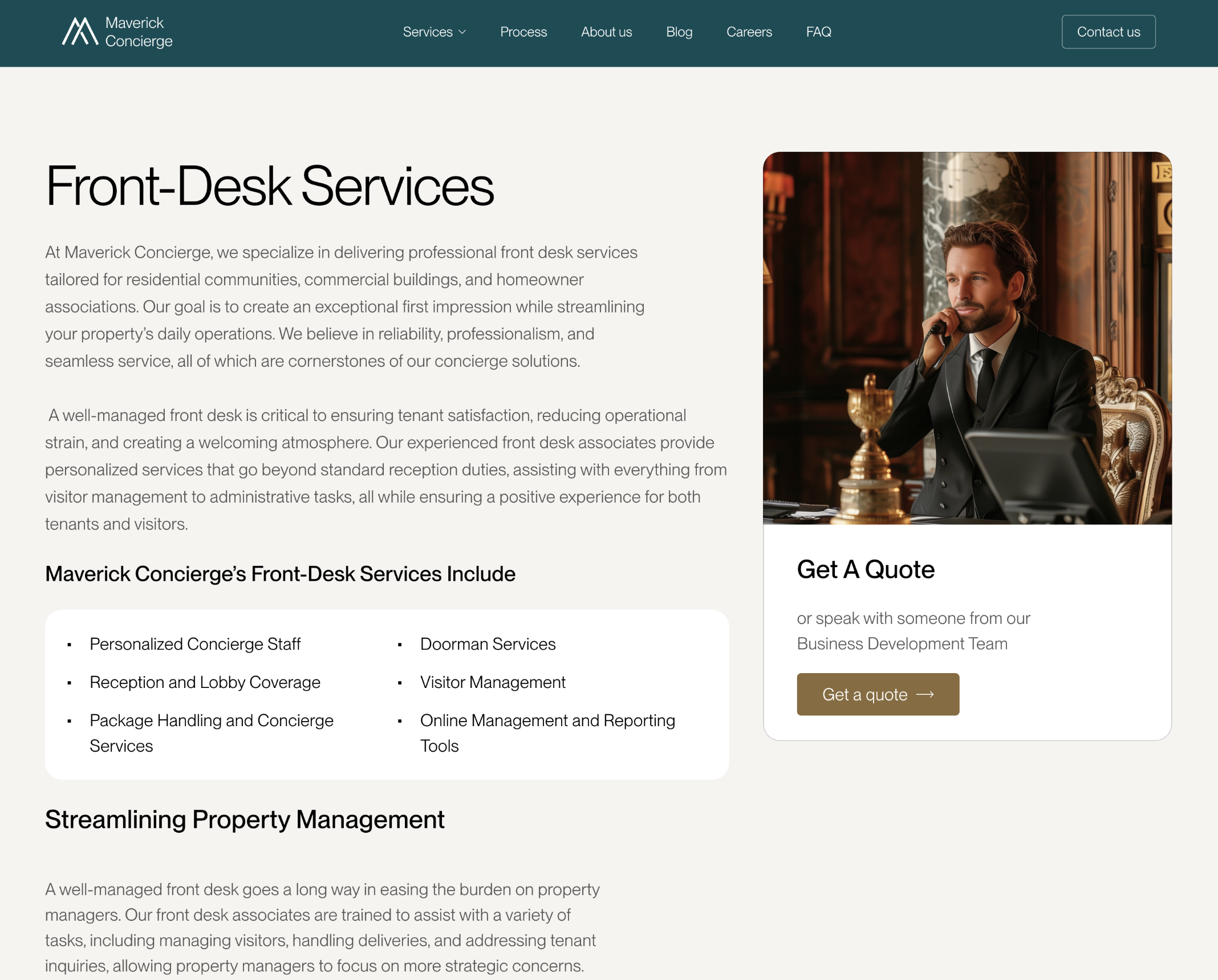 Front-desk
