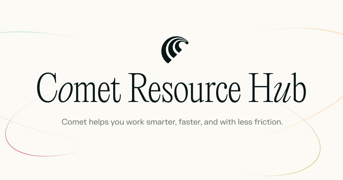 Comet Resource Hub