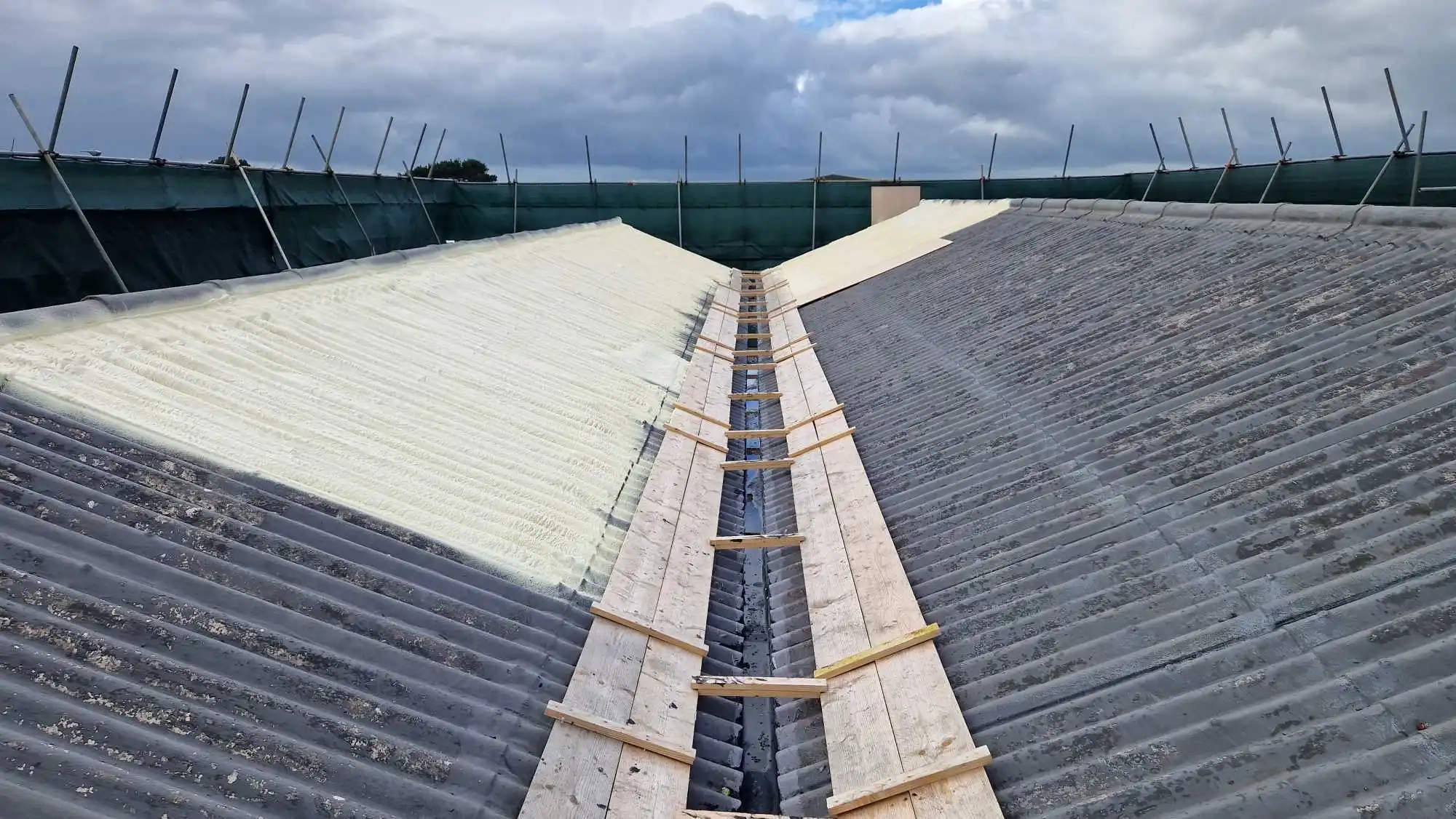 Asbestos Roof Spray Foam Insulation | VP Foam Spray