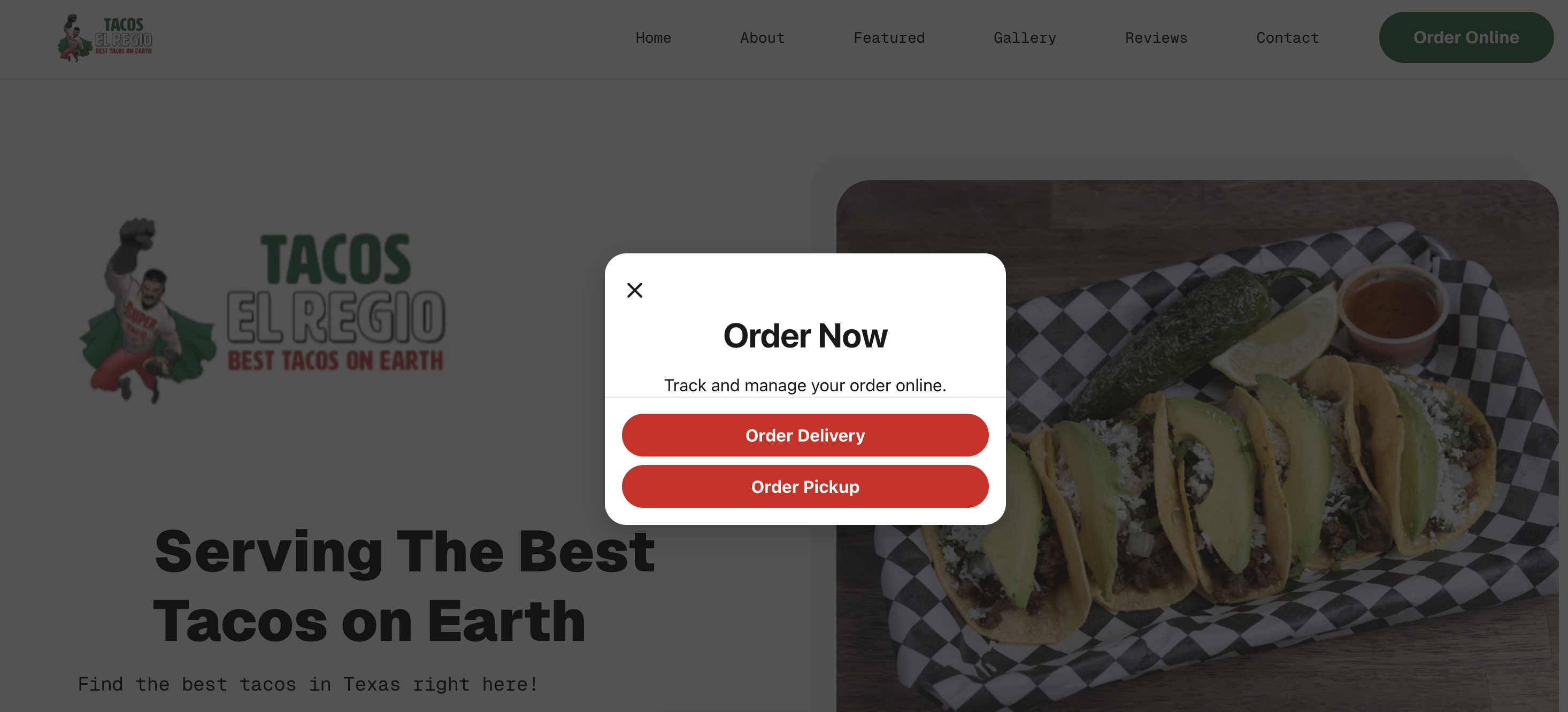 Tacos El Regio | Serving The Best Tacos in Texas