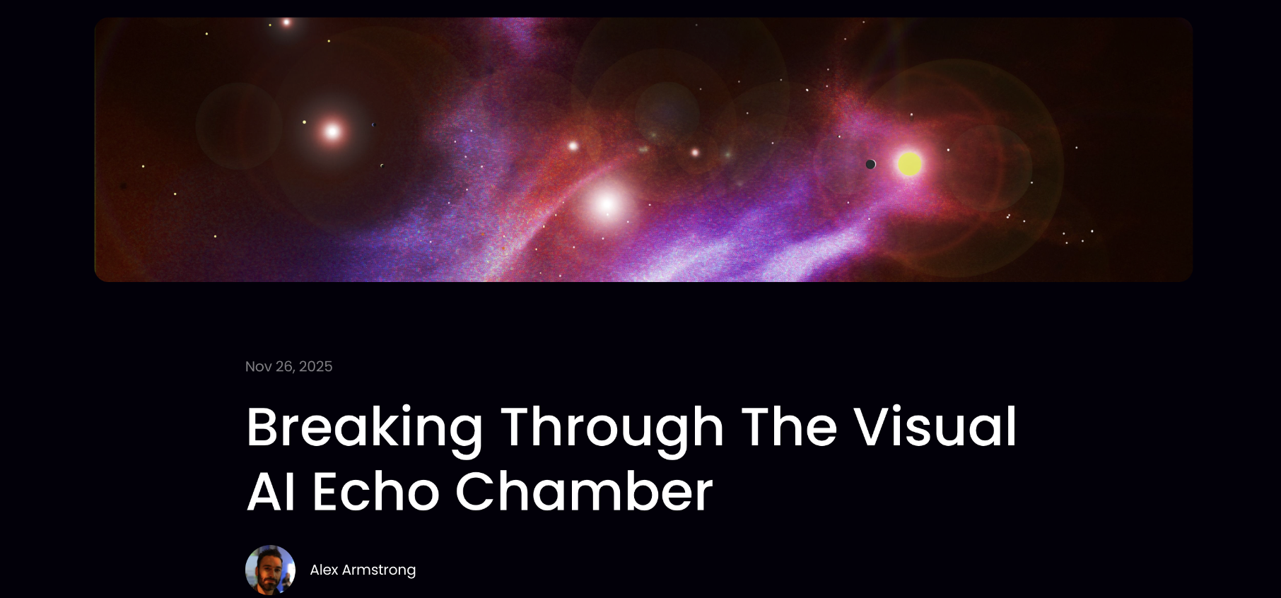 Breaking Through The Visual AI Echo Chamber