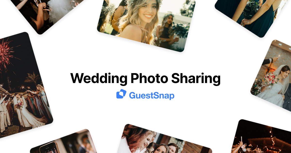 Wedding Guest Photo Sharing with QR Code | GuestSnap