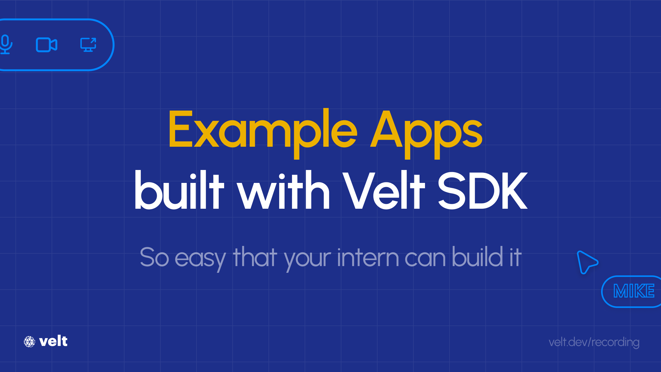 Examples Apps built with Velt SDK