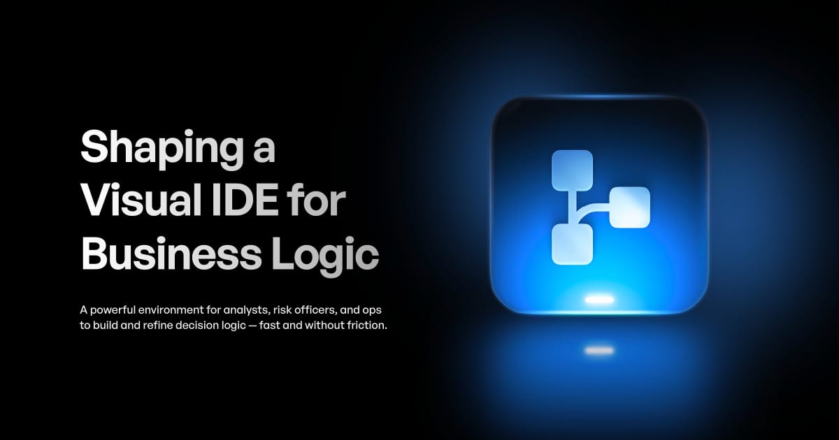 Shaping a Visual IDE for Business Logic — Arsène