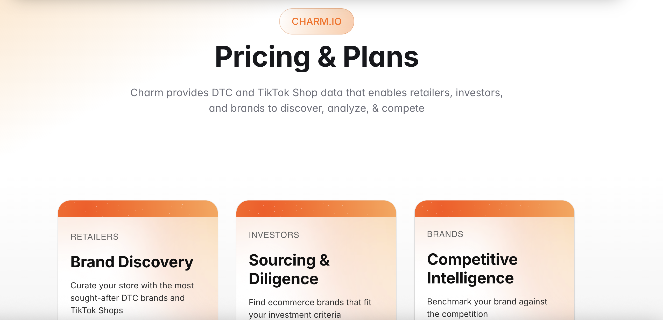Charm.io | Pricing
