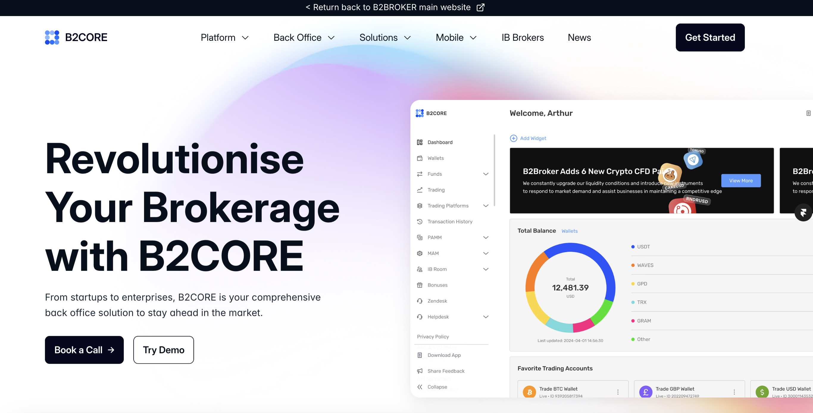 B2CORE Registration | Best-in-Class Brokerage Solutions