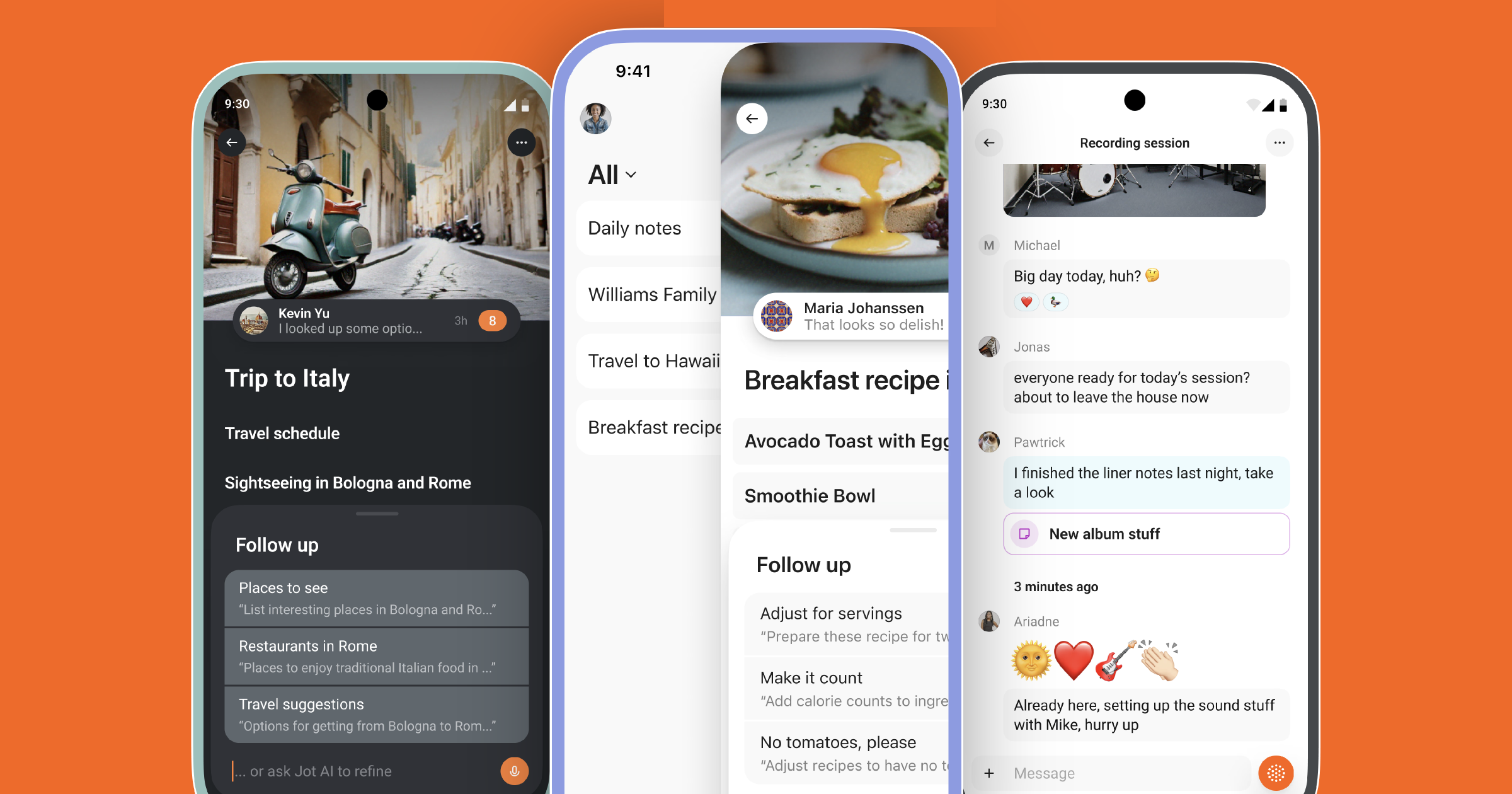 Jot • Notes and chats, with AI
