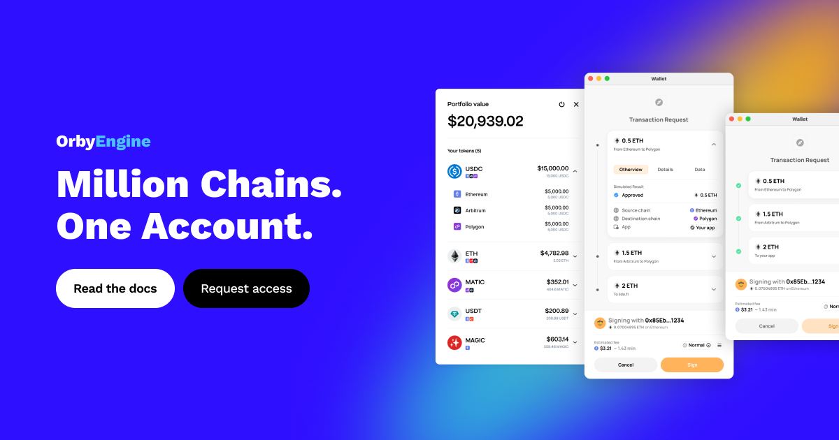 Orb Labs | OrbyEngine - Million chains, one account
