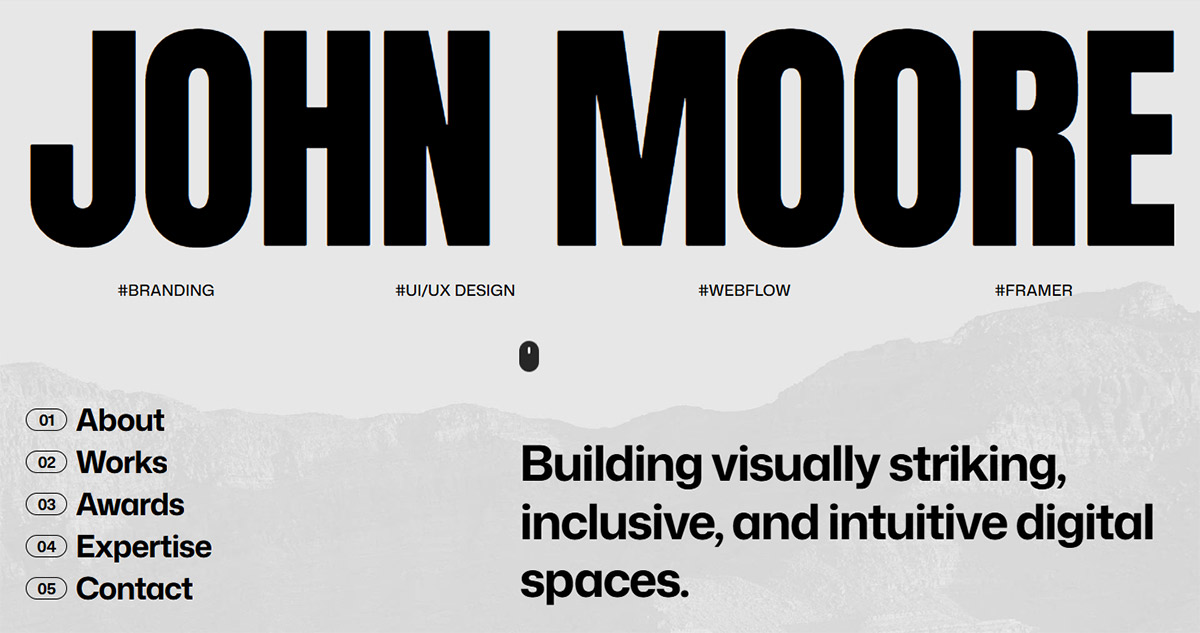 Moore - Framer Portfolio Template