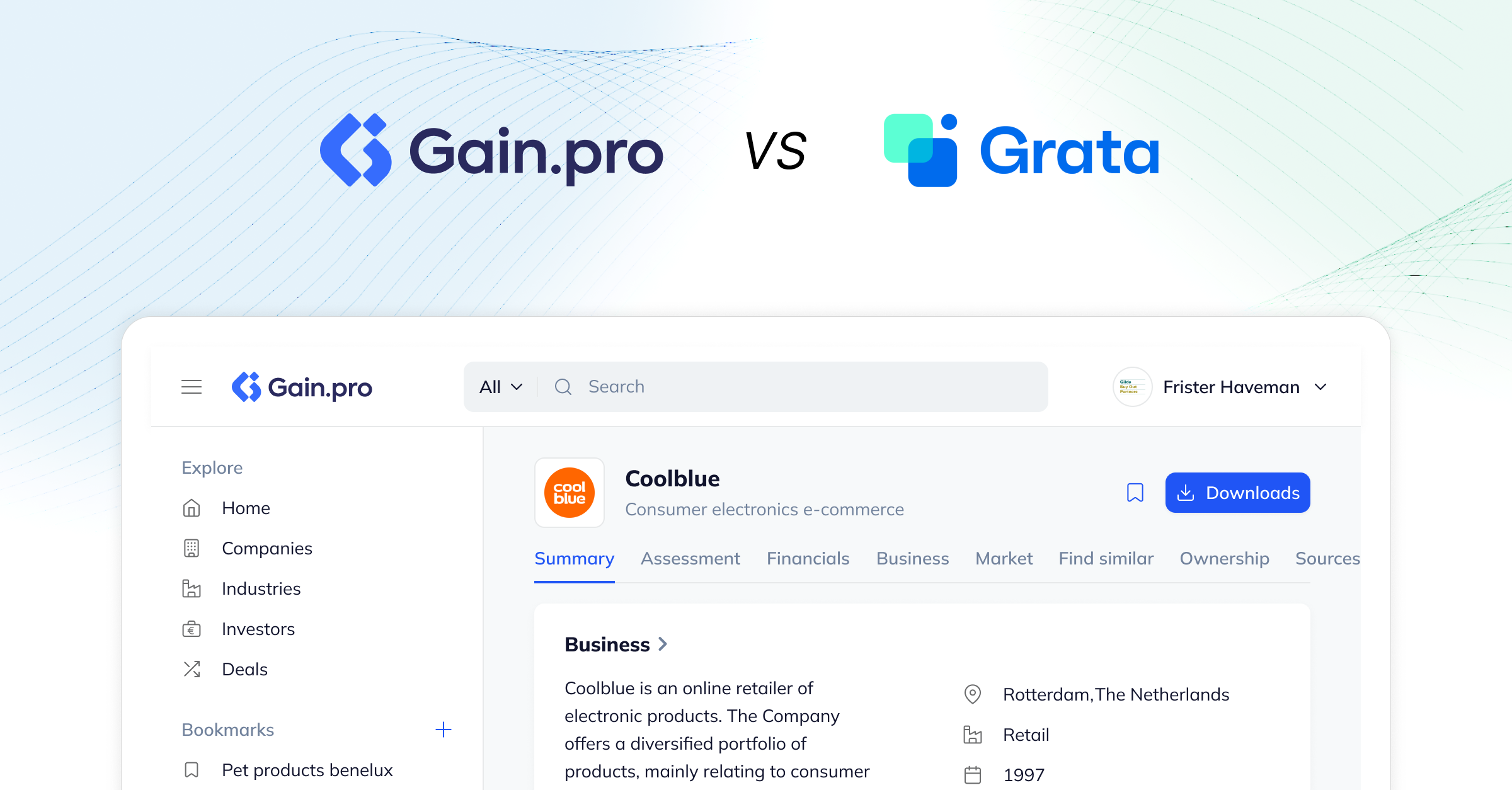 Grata vs. Gain: Learn about the Grata alternative