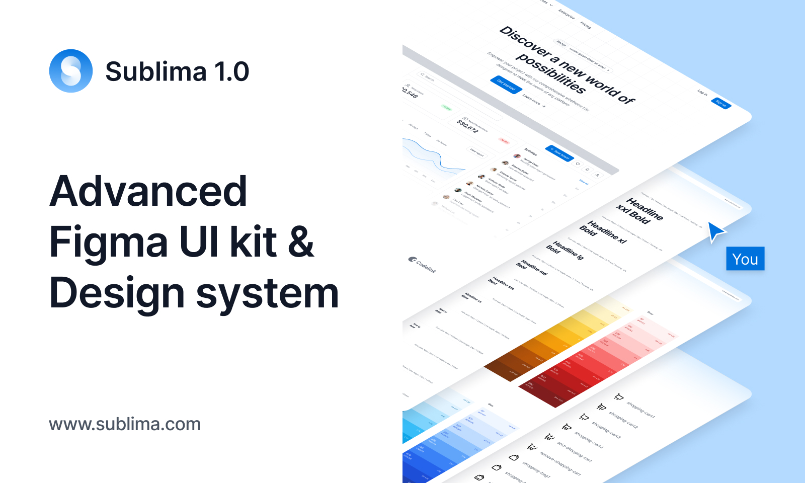Sublima UI - Figma UI kit & Design System
