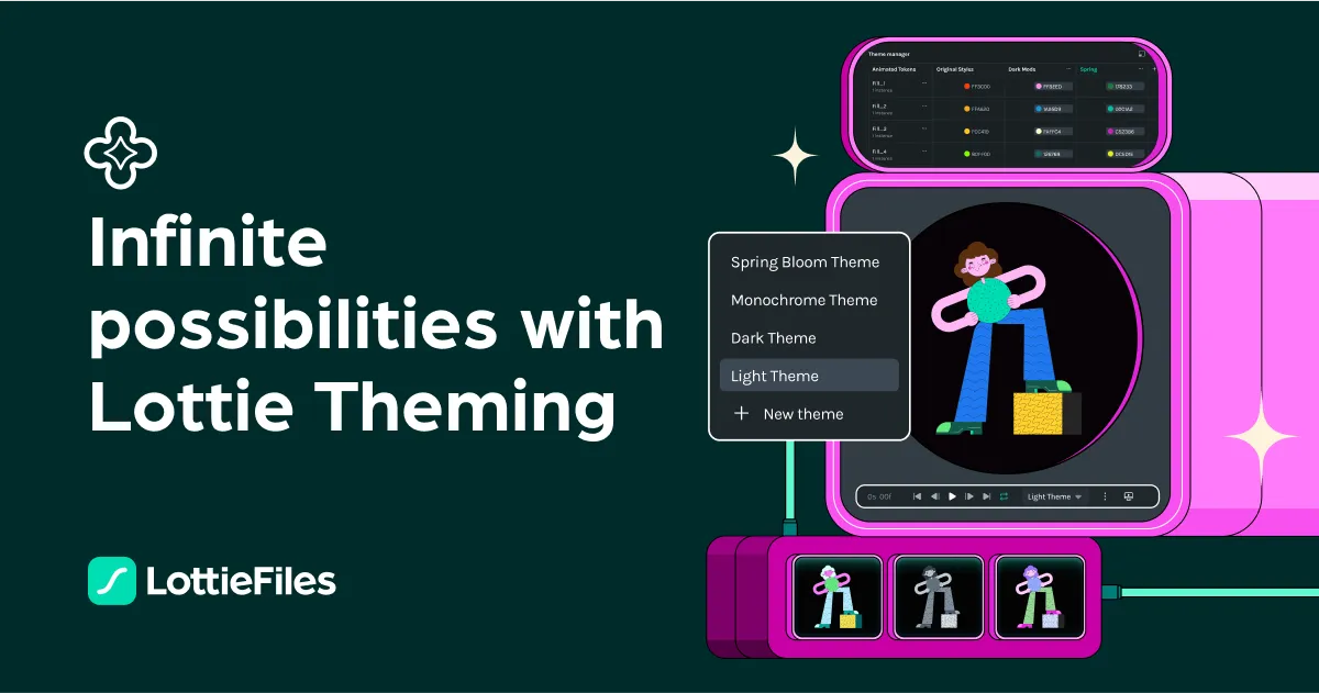Lottie Theming: Create animations in dark mode, light mode, and endless ...