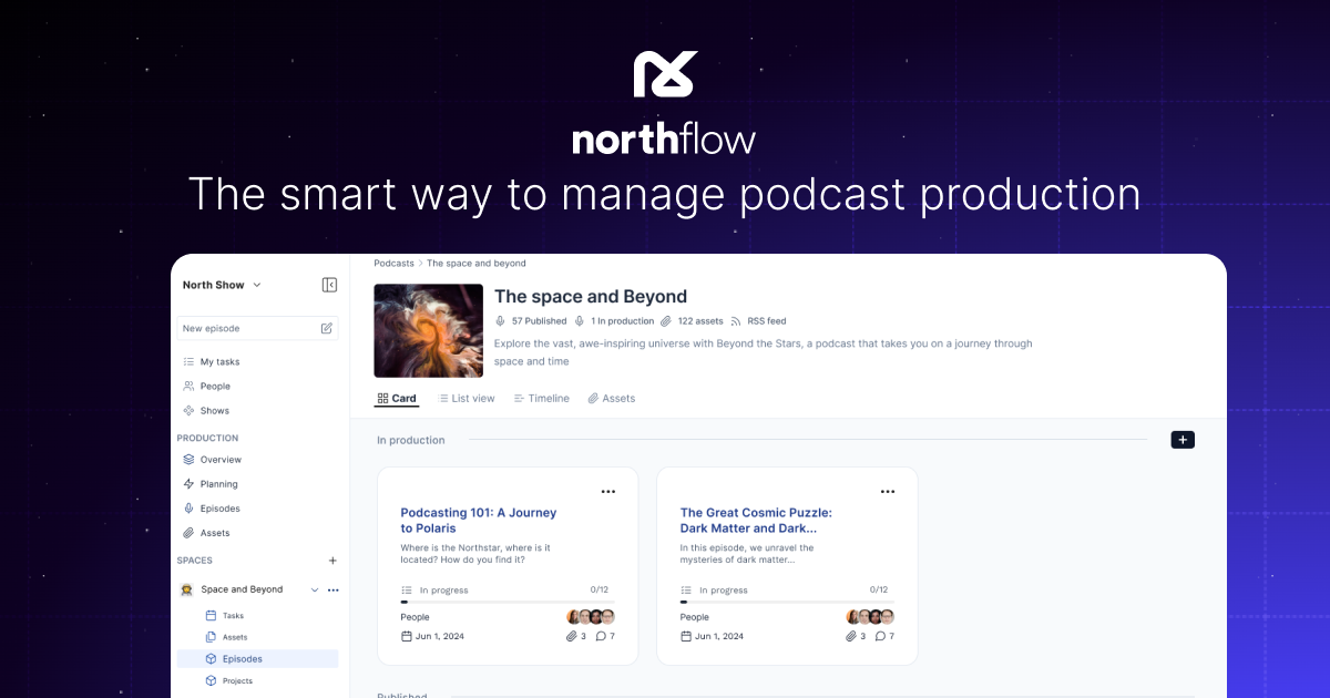 Northflow: The Ultimate Podcast Management Platform for Creators & Agencies