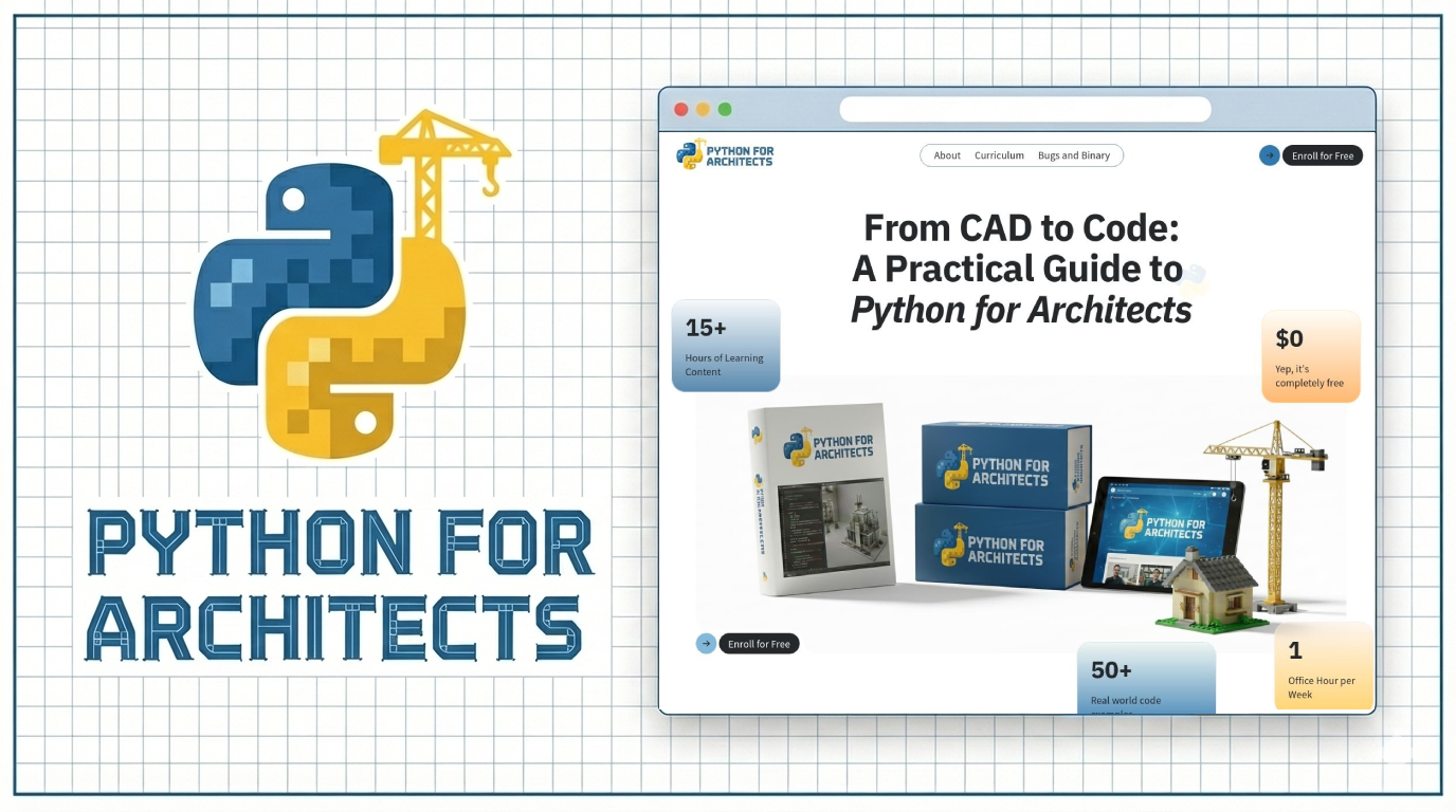 Python for Architects | Automate AEC Workflows, Reduce Repetition ...