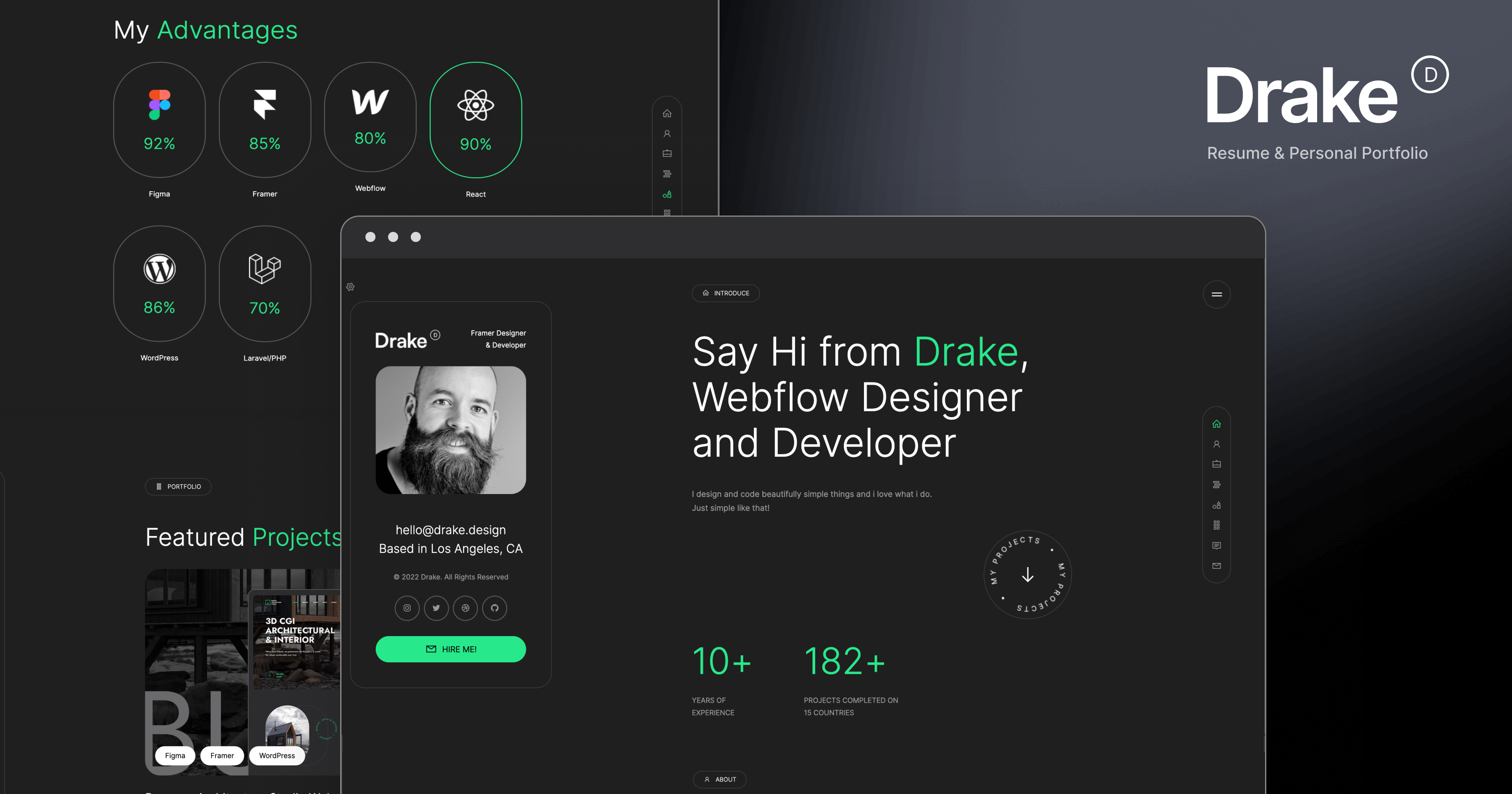 Nathan Labbé | Et ça, c'est mon portfolio.