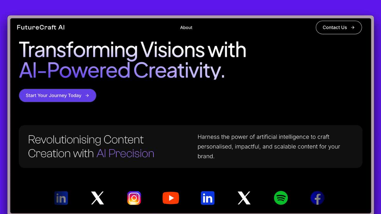 FutureCraft AI – The Ultimate AI Platform for Innovation & Growth