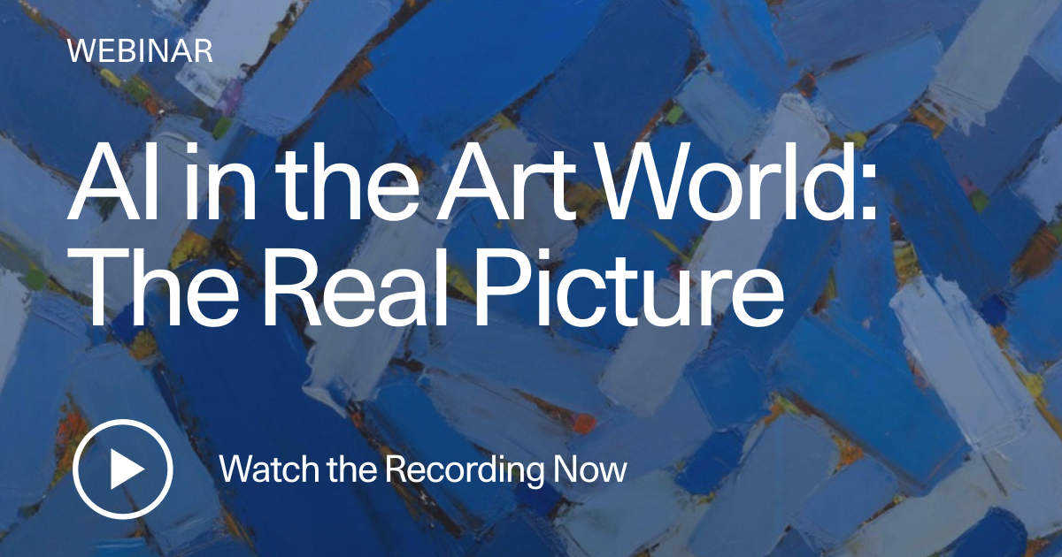 AI in the Art World: The Real Picture | Artsy for Galleries Webinar