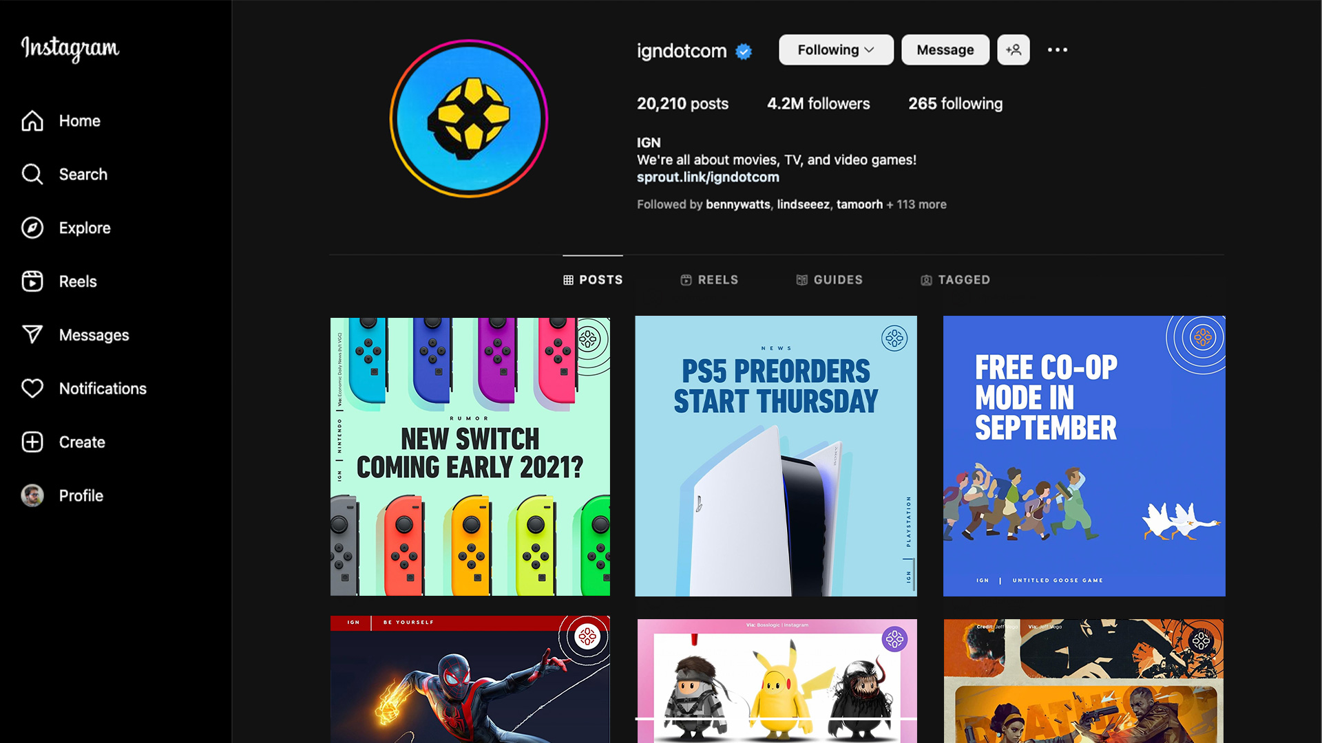 IGN Social Media Template Redesign