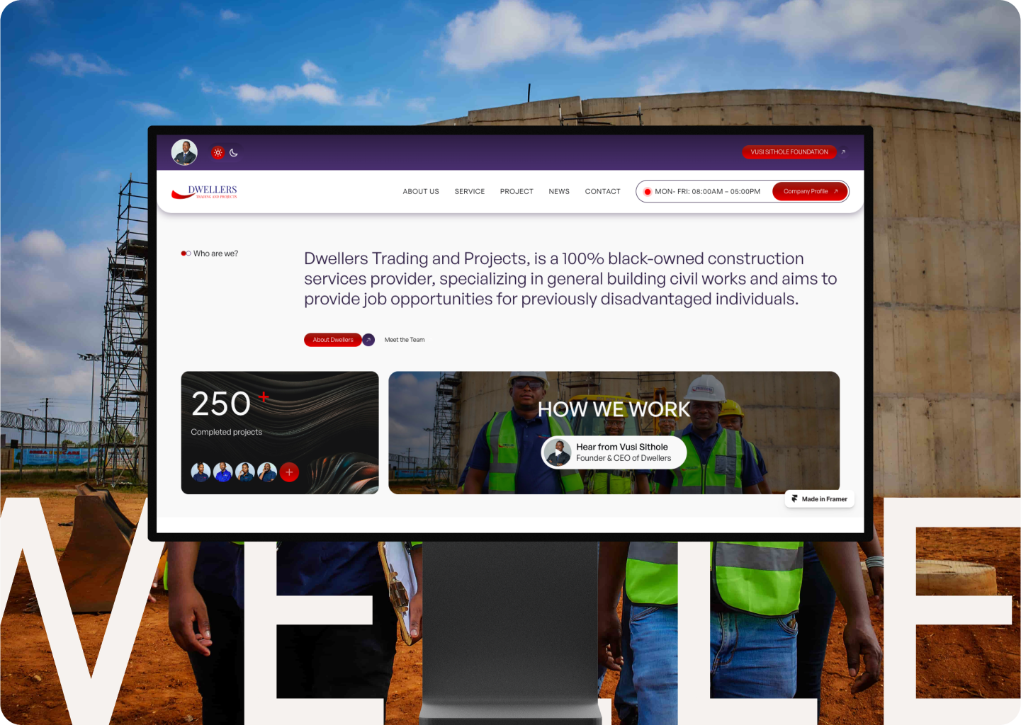 Dwellers Trading & Projects - Digital Marketing Agency Website