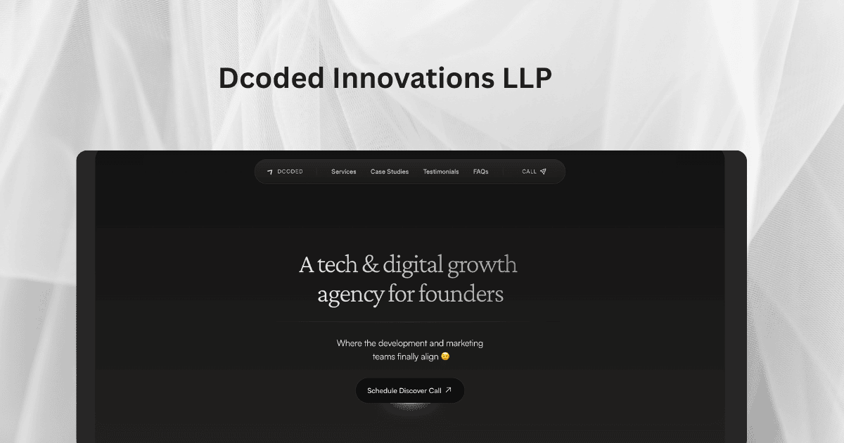 Dcoded Innovations | Development, Web Design, Digital Marketing