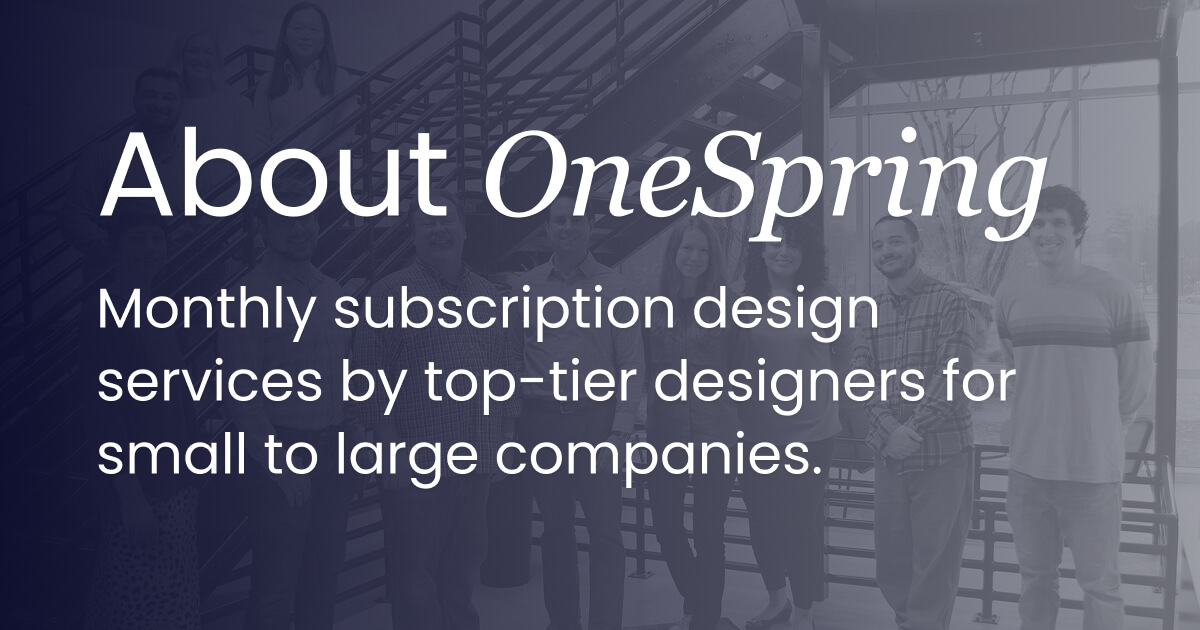About OneSpring | Impactful digital products, apps, and services
