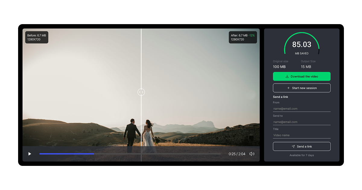 Video Compression Tool for Professionals | Creators & Videographers | JPEGmini