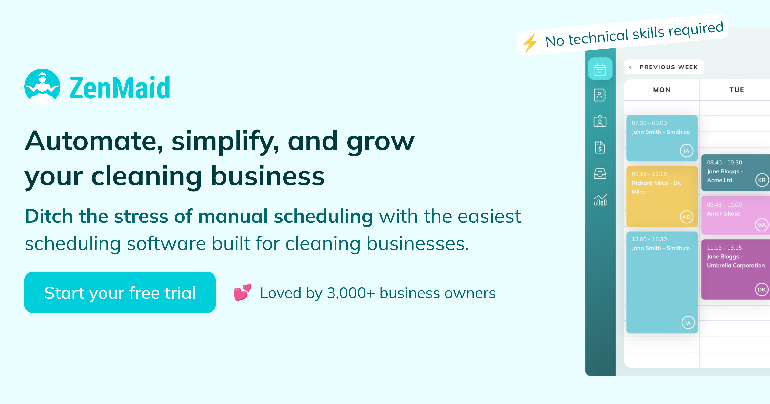 Maid Service Software - ZenMaid - Loved by 3,000+ Maid Service Owners